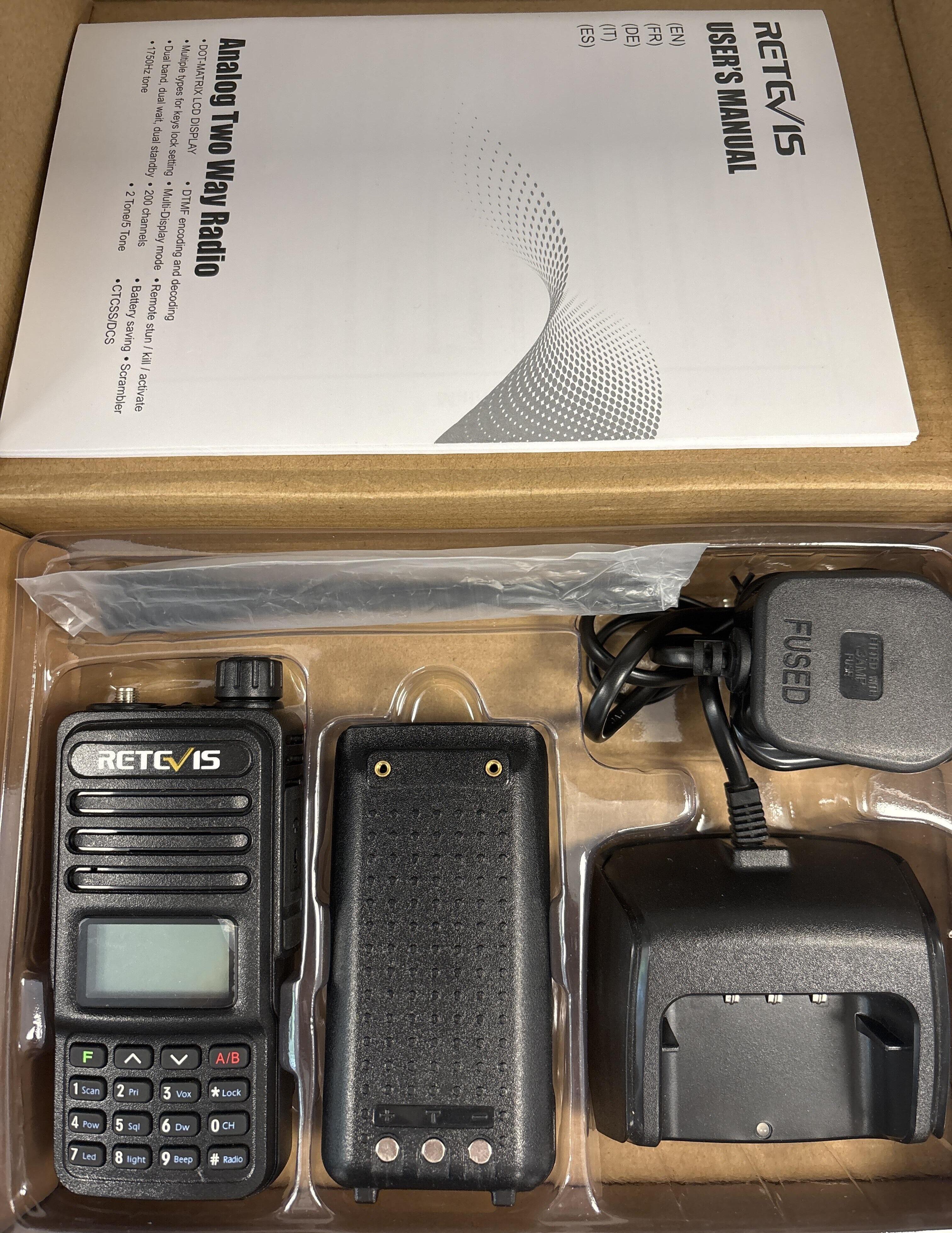 RT85 Dual Band Ham Radio Long Range Walkie Talkie – Radioworld UK