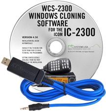 WCS-2300 Programming Software and USB-29A for the Icom IC-2300