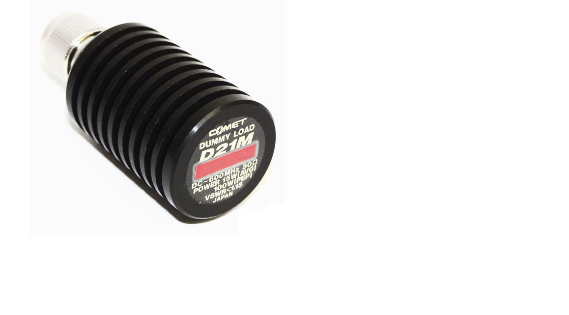 COMET D21M Dry Dummy Load DC-600Mhz 100Watts PEP - Radioworld UK