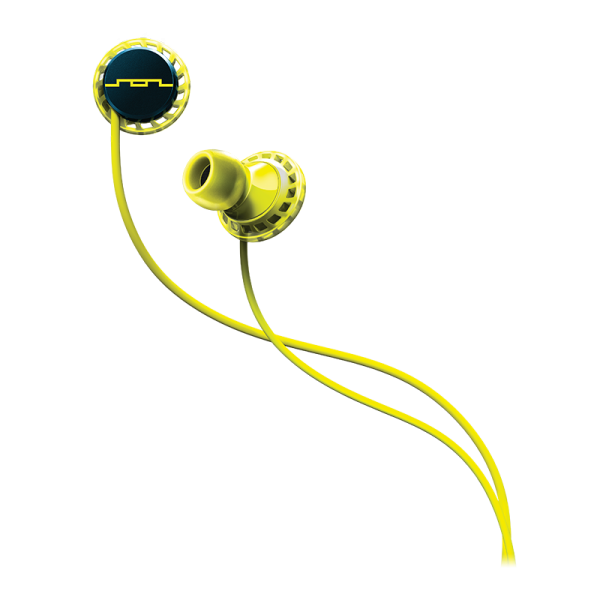 Buy Relays In-Ear 3-Button Headphone Lemon at Radioworld