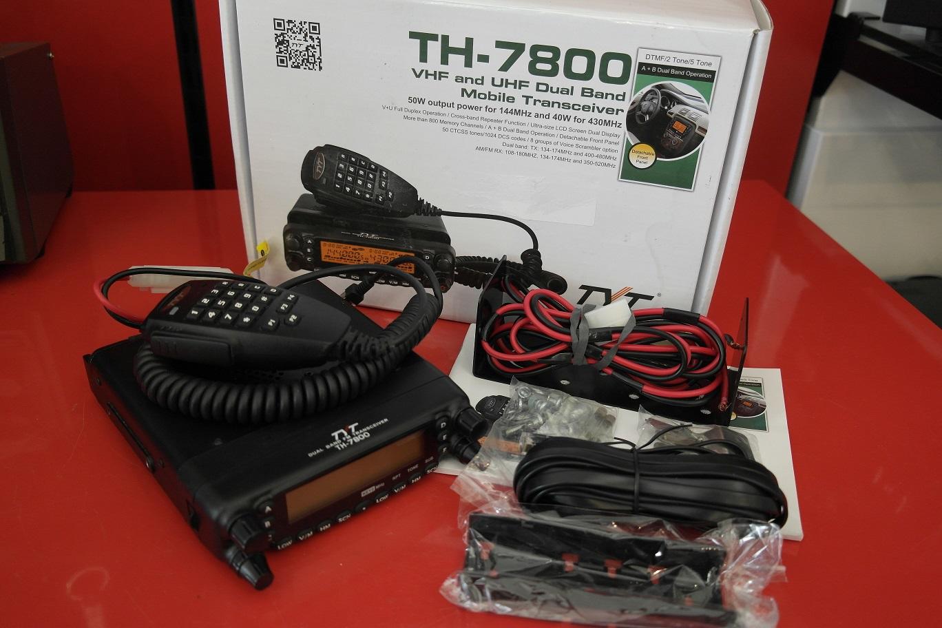 Second Hand TYT TH-7800 Dual Band Mobile Transceiver - Radioworld UK