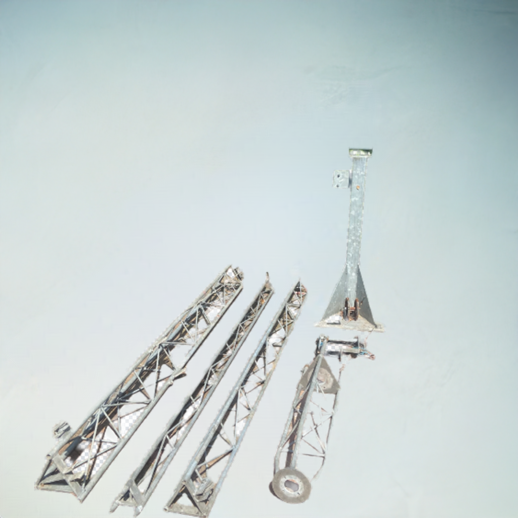 Second Hand strumech versatower 30FT tilt over mast 30FT tilt over mast ...