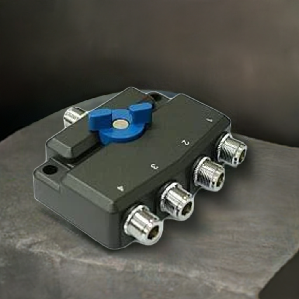 Avair CO-401N is a manual 4-way coax switch with N-type connectors ...