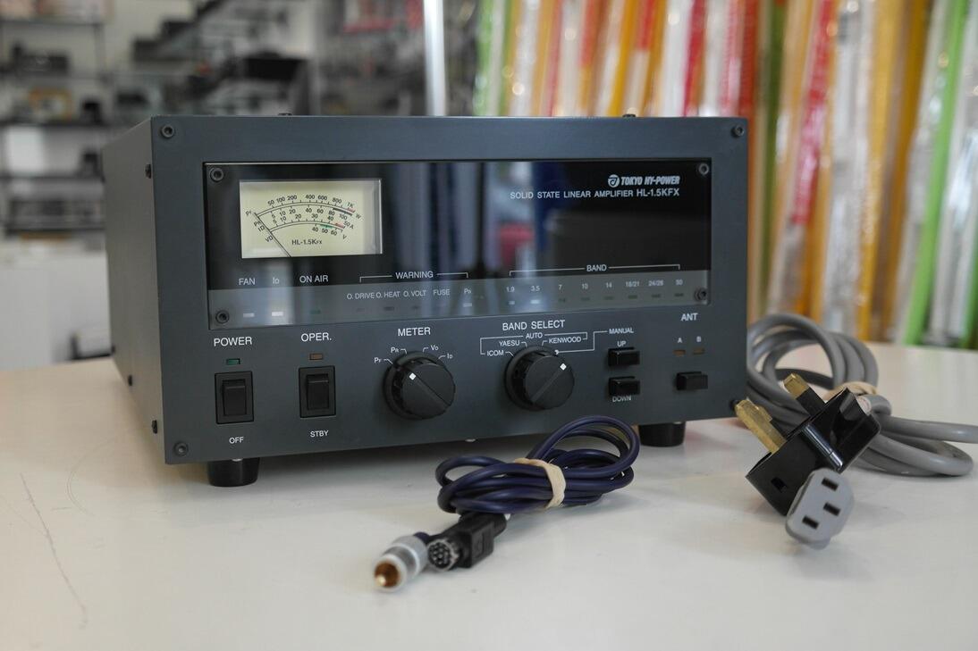 Second Hand HL-1.5KFX Tokyo Hy-Power 1kW Solid State HF+6m Linear ...