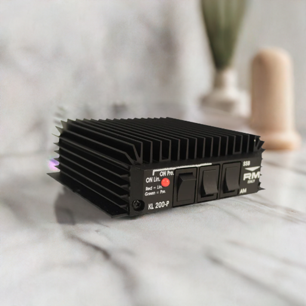RM KL 200 P CB radio amplifier output power: 100W AM/FM, 200W SSB - Radioworld UK