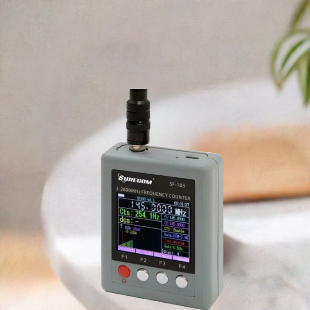 Mydel Surecom SF-103 2MHz-2.8GHz hand-held frequency counter - Radioworld UK