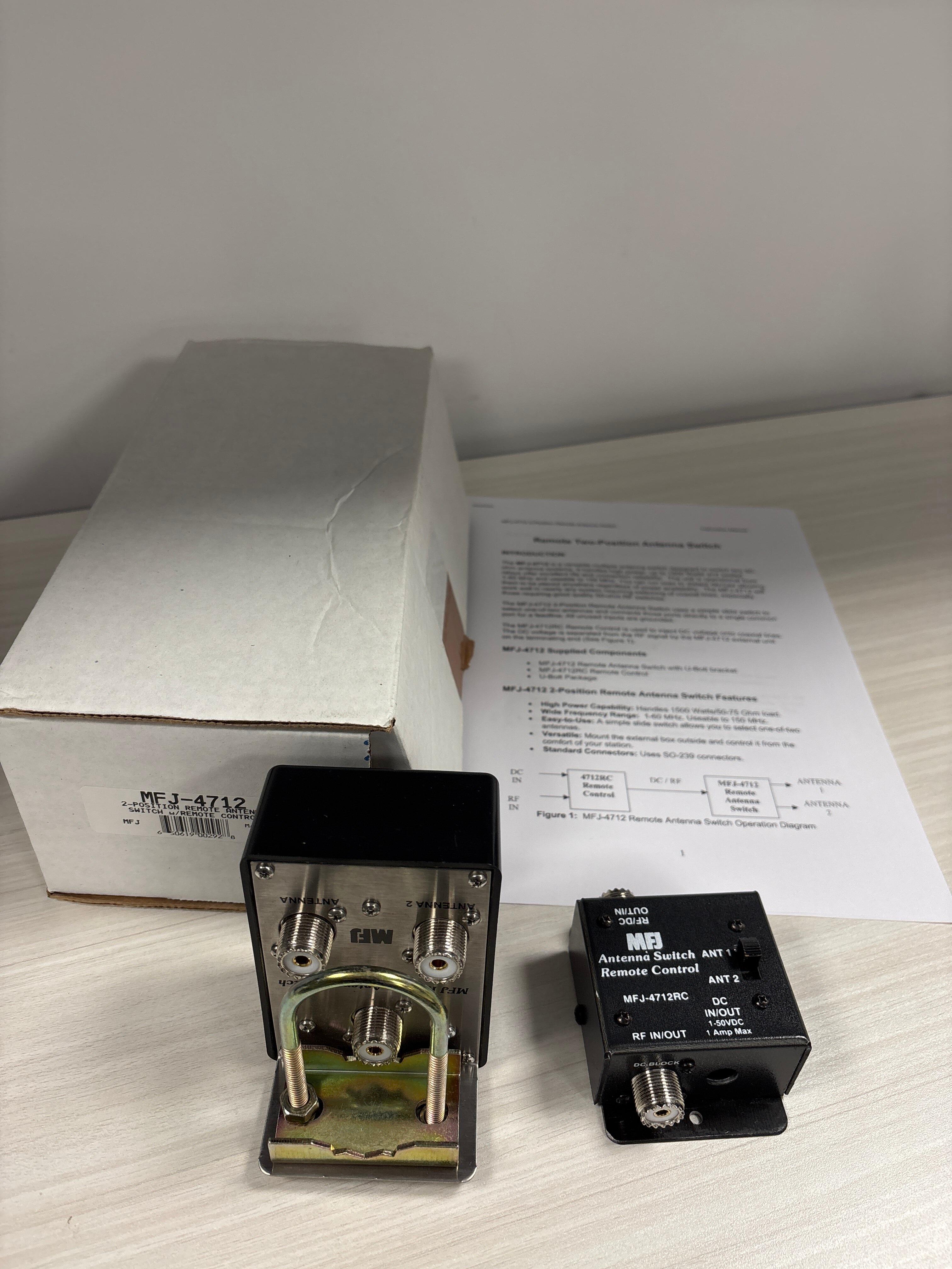 Second Hand MFJ-4712 2-Position Remote Antenna Switch - Radioworld UK
