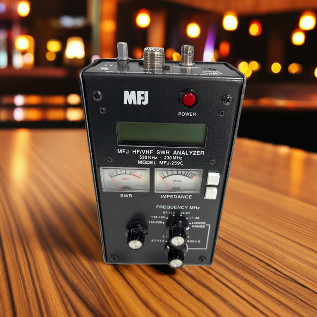 Second Hand MFJ-259C Antenna Analyzer HF-VHF frequency range of 530 KHz to 230 MHz - Radioworld UK