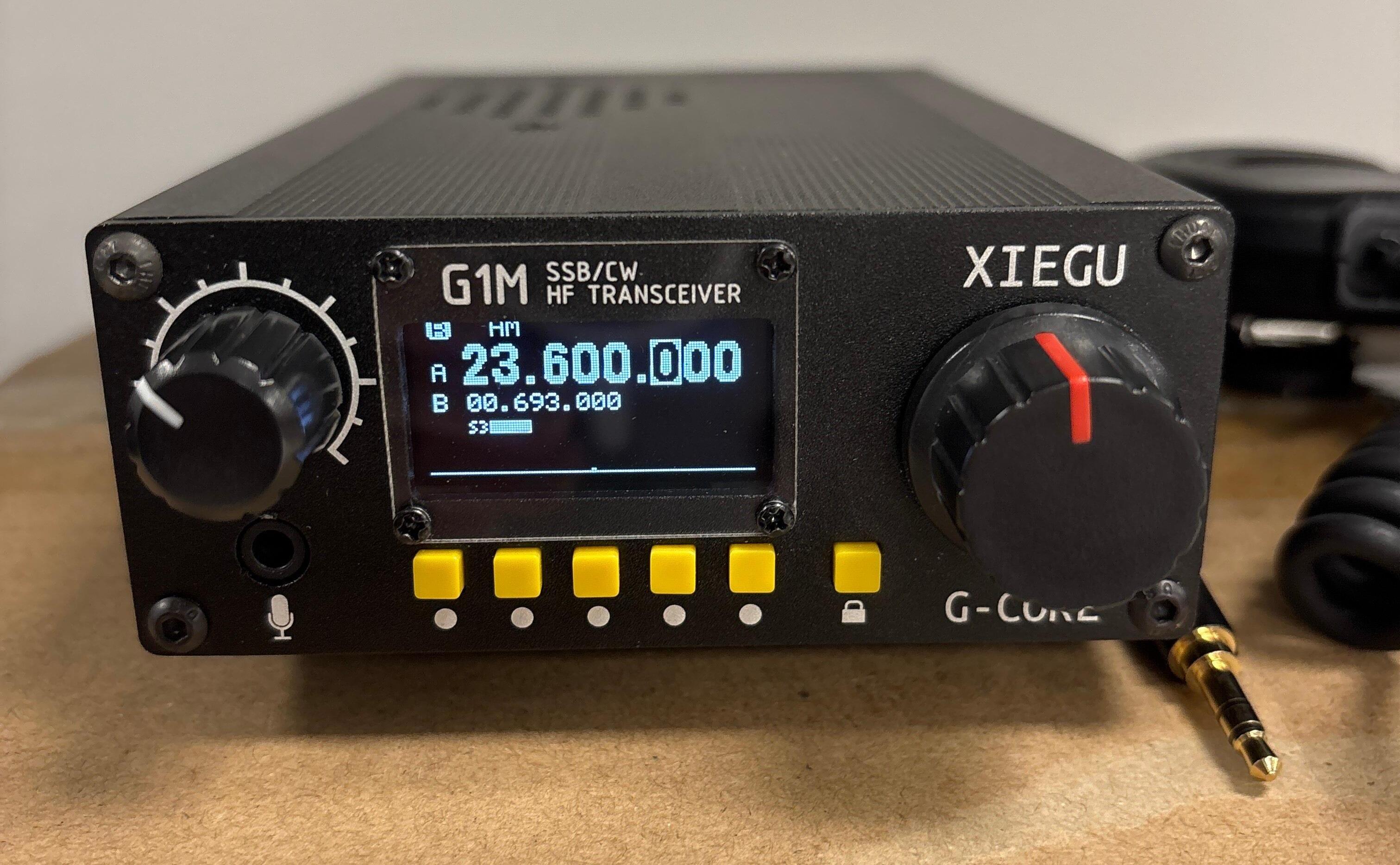 Second Hand Xiegu G1M QRP 4-Band HF Transceiver - Radioworld UK