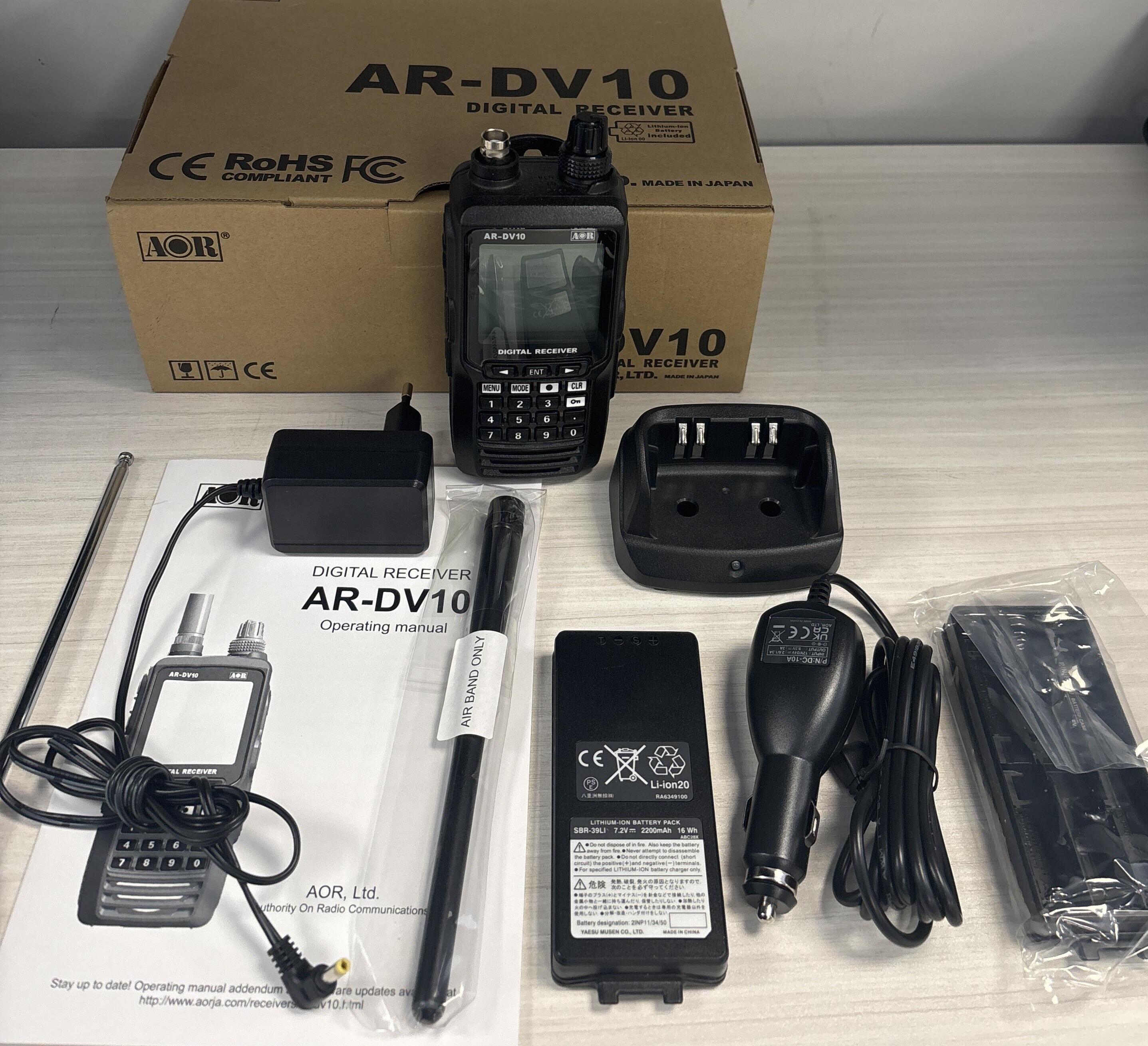 Second Hand AOR AR-DV10 Handheld Digital Scanner - Radioworld UK