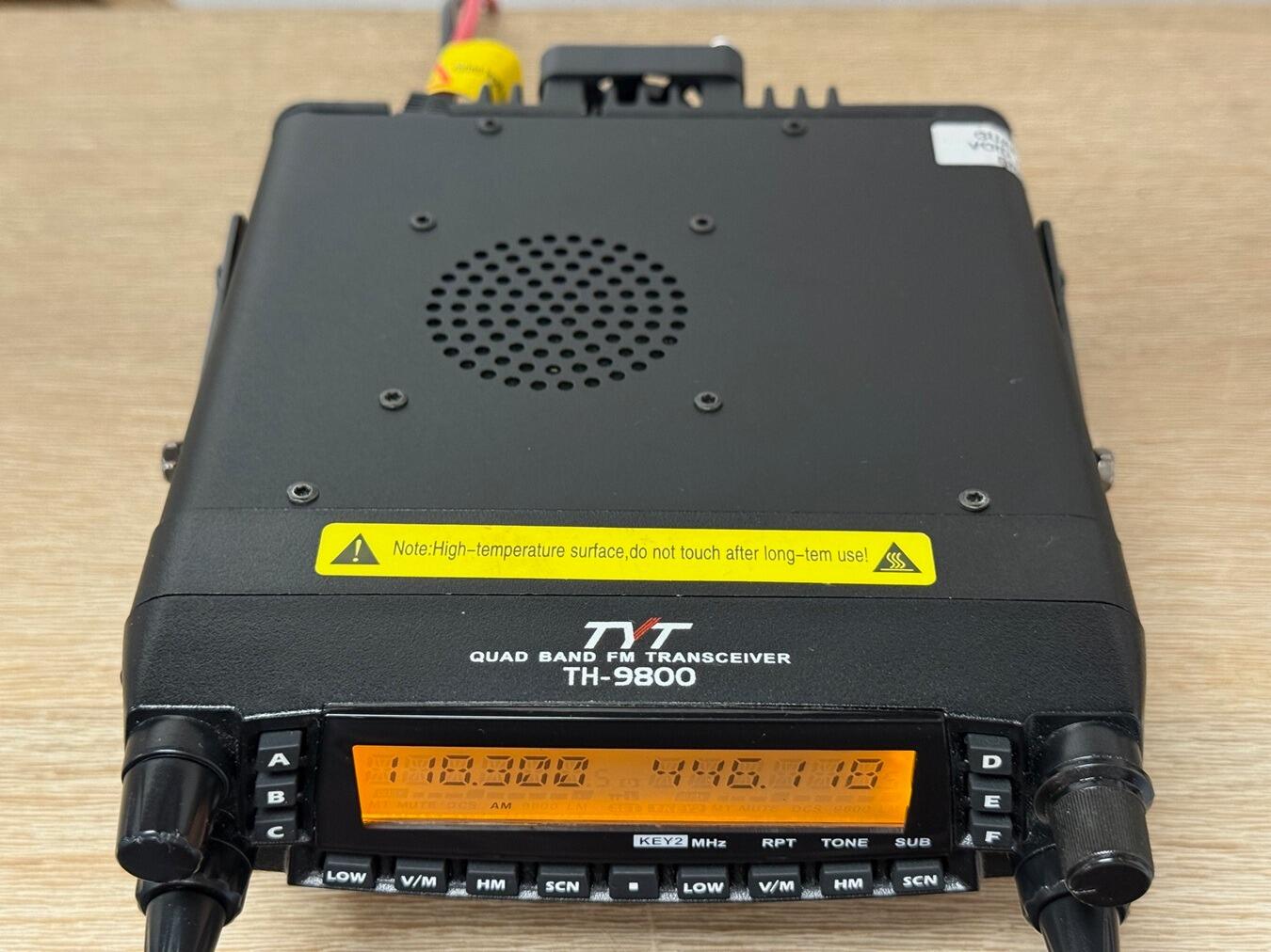 Used TYT TH-9800 Quad Band Mobile Transceiver for Sale