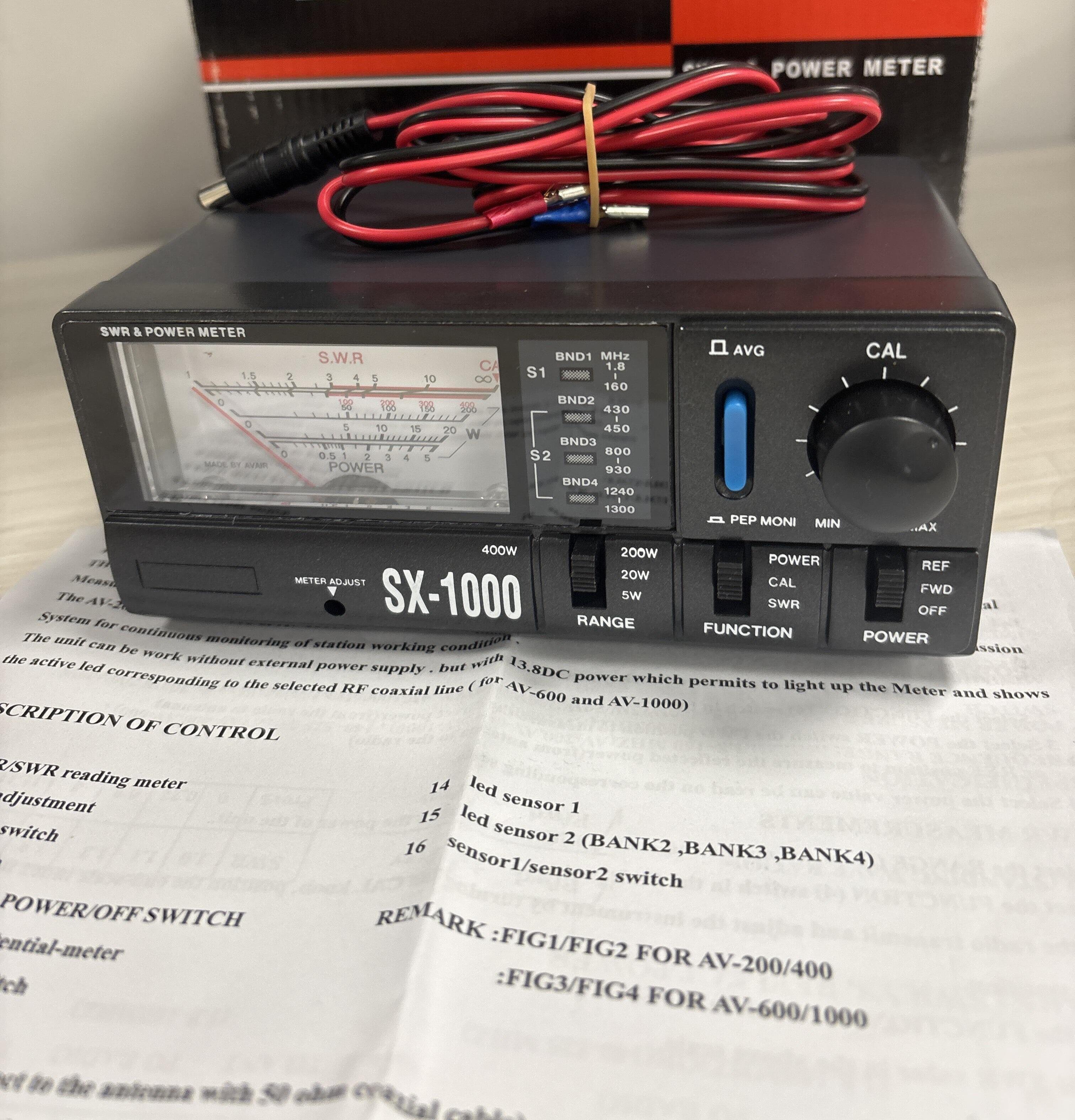 Second Hand SX-1000 HF/VHF/UHF SWR Power Meter | Radioworld UK