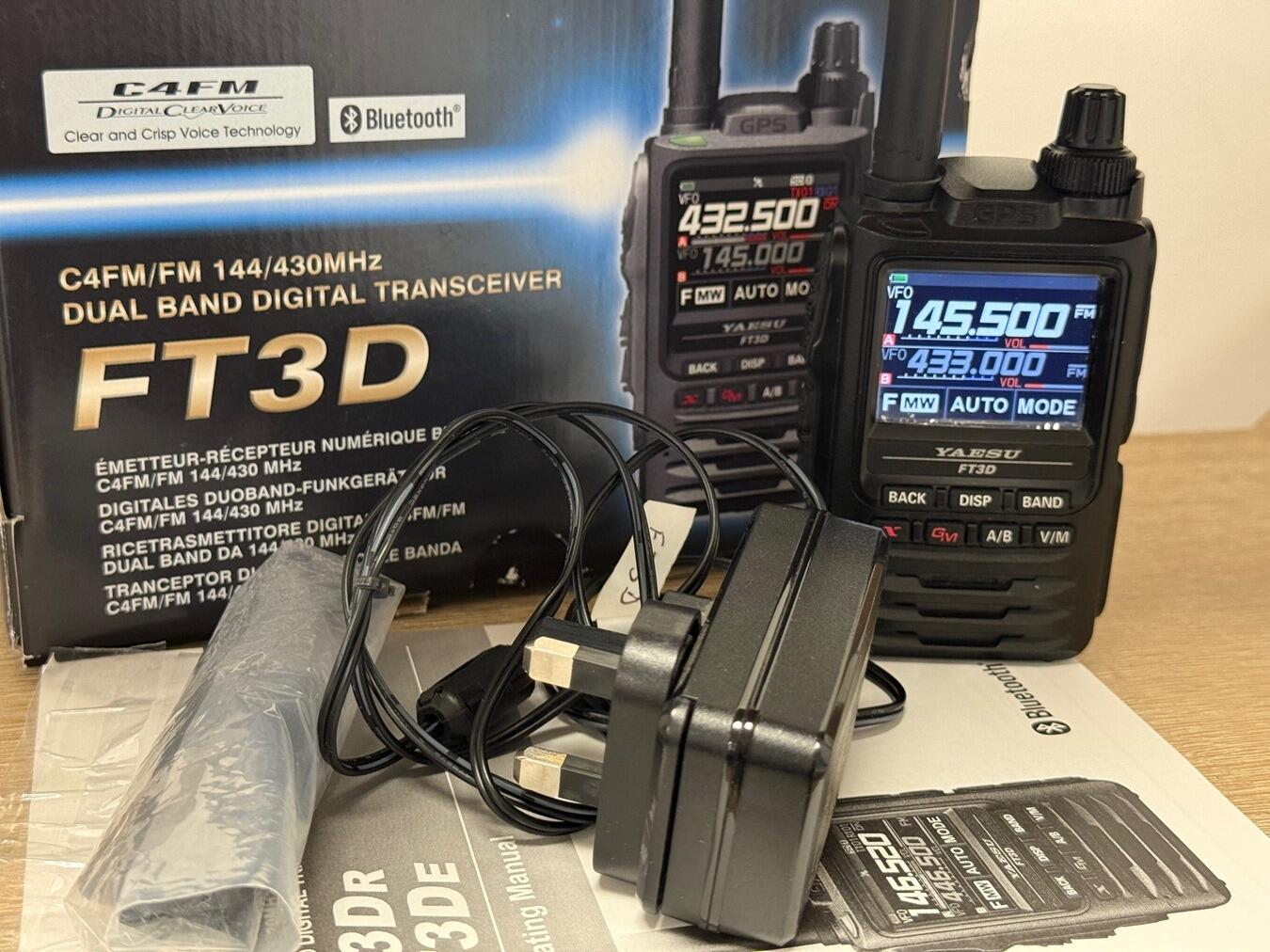 Second Hand Yaesu FT3DE Dual Band C4FM Fusion Handheld | Radioworld