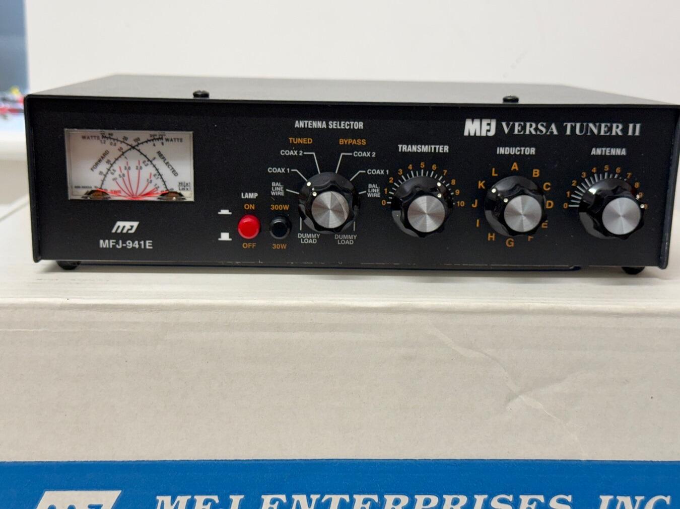 Second Hand MFJ-941E HF Manual Antenna Versa Tuner – Radioworld UK
