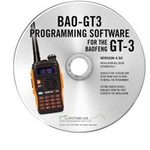 BAO-GT3 Programming Software Only for the Baofeng/Pofung GT-3