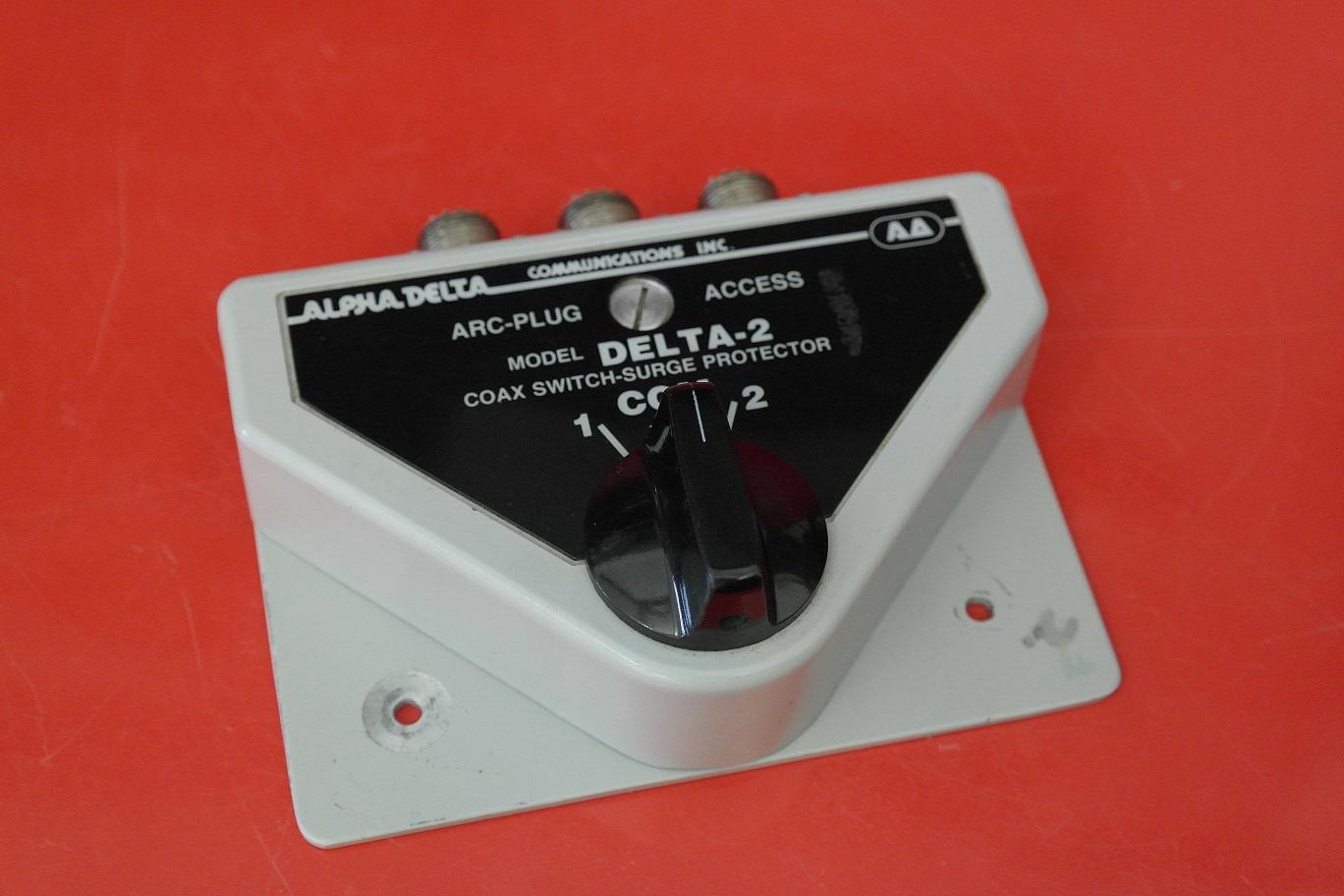 Second Hand Alpha Delta 2 Way Coax Switch 500 MHz - Radioworld UK