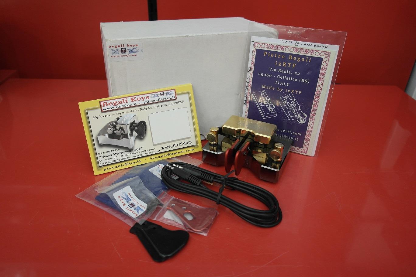 Second Hand Begali Signature Dual Paddle Key Palladium Finish - RW UK