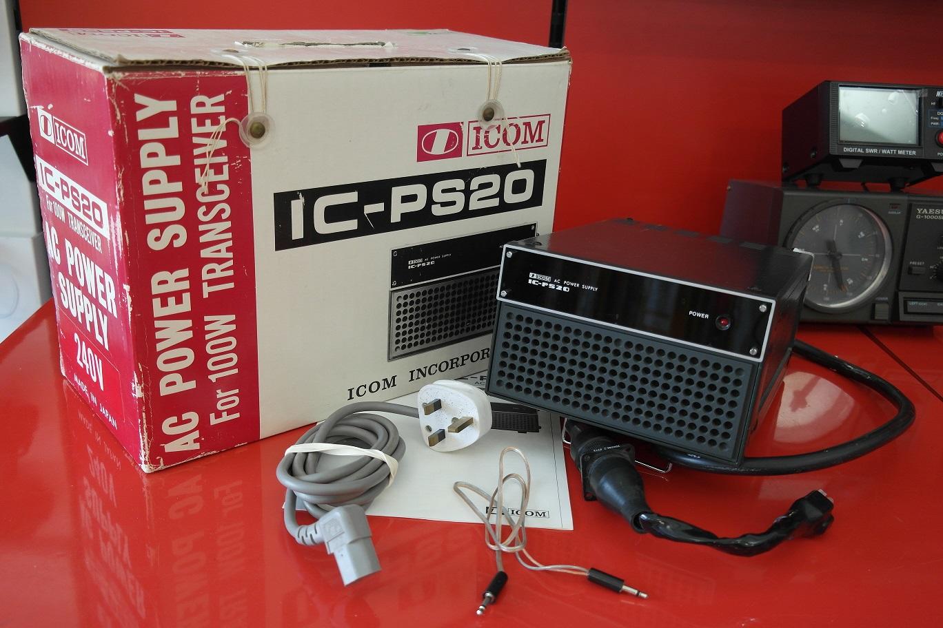 Second Hand Icom IC-PS20 AC Power Supply for Vintage Icom - RW UK