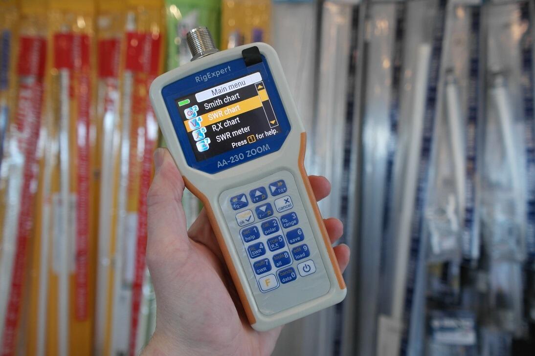 Second Hand Rigexpert AA230 Zoom HF VHF Antenna Analyzer with Bluetooth - Radioworld UK