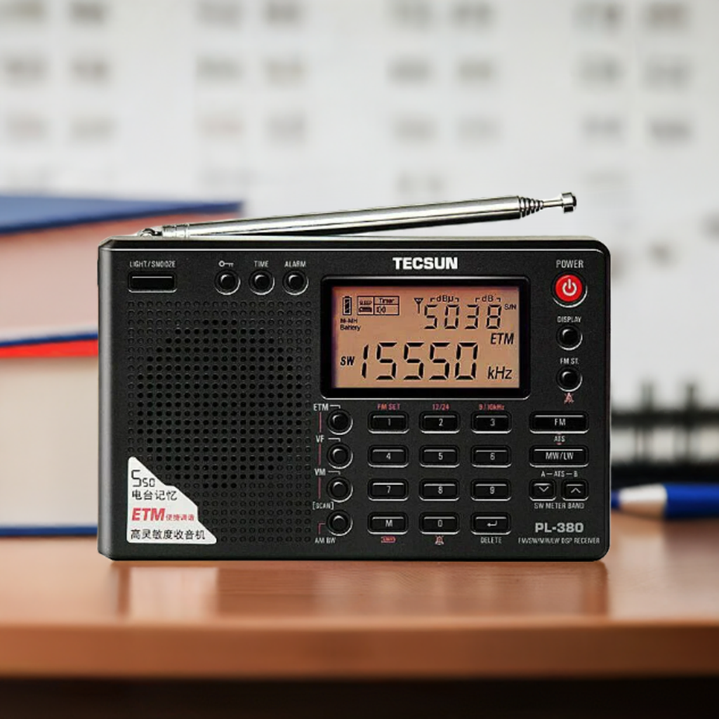 Tecsun PL-380 FM portable radio MW, SW, LW, DSP with ETM (Easy Tuning ...
