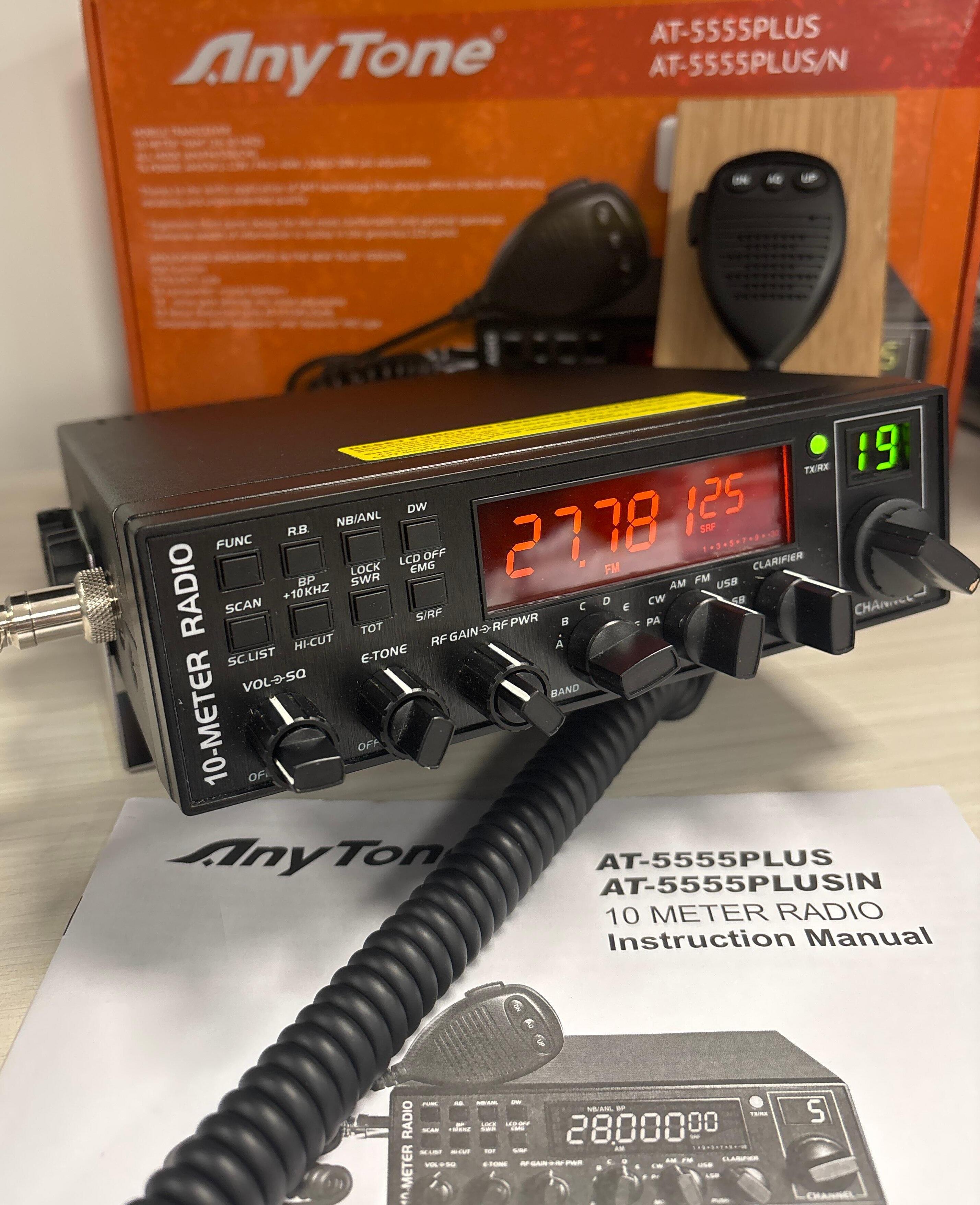 Second Hand Anytone AT-5555N Plus N (Version) 11m/10m Mobile Transceiver - Radioworld UK