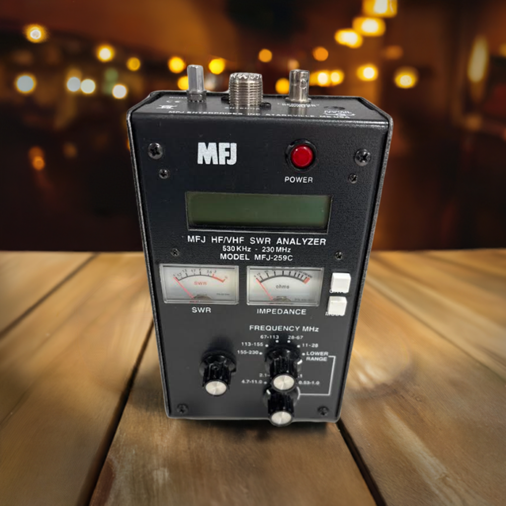 Second Hand MFJ-259C Antenna Analyzer HF-VHF frequency range of 530 KHz to 230 MHz - Radioworld UK