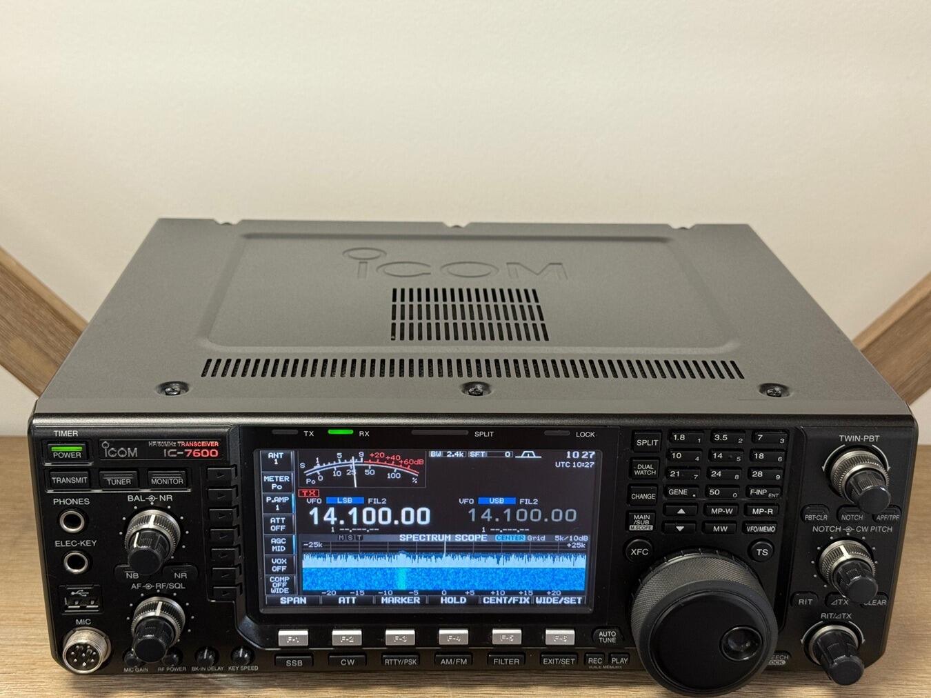 Second Hand Icom IC-7600 HF Base Transceiver with Band Scope – Used ...
