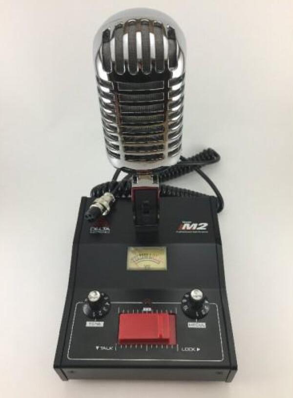 Delta M2‑Chrome Amplified Dynamic Desk Microphone | Radioworld UK