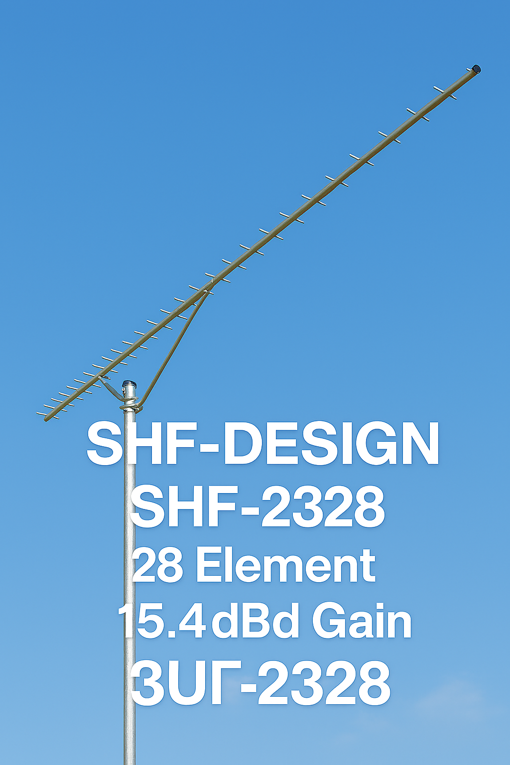 SHF‑2328 23cm Yagi 28‑Element 15.4 dBd Gain | Radioworld UK
