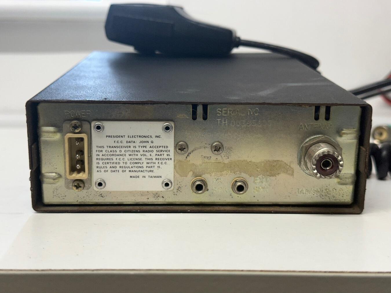 Second Hand President John Q CB Radio – Needs TLC | Radioworld UK