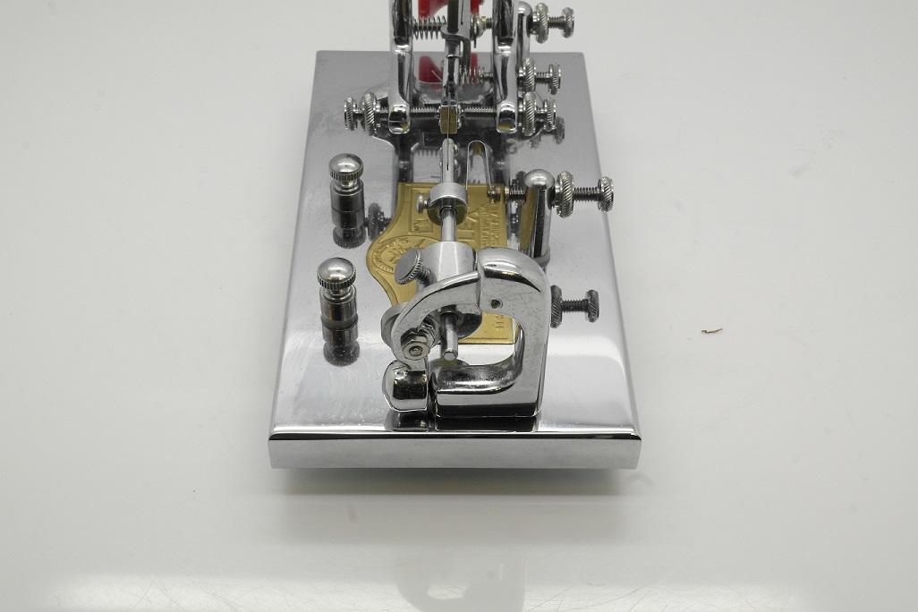 Second Hand Vibroplex Original Deluxe Bug Key Chrome Base