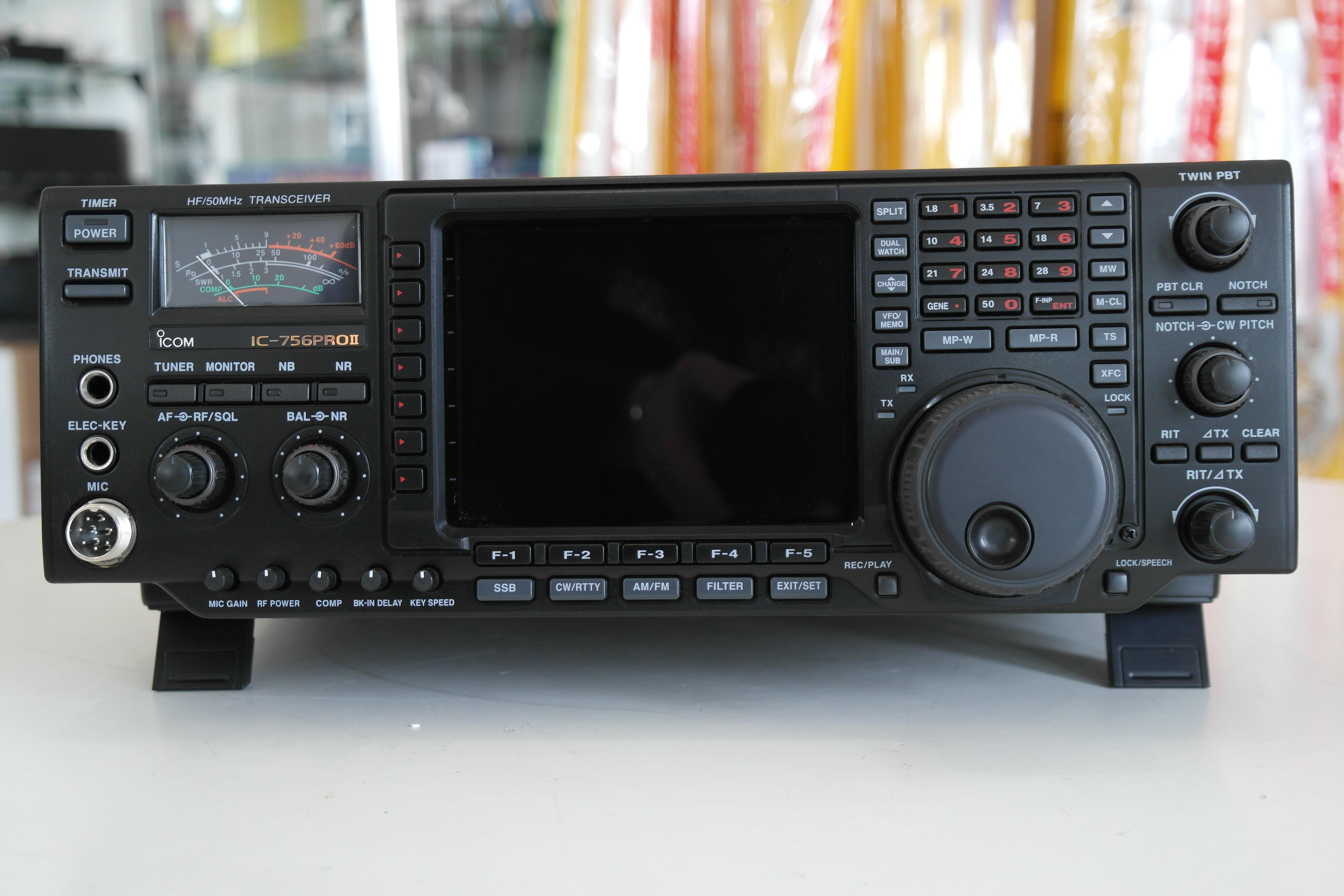 Second Hand Icom IC-756ProII Transceiver With Band Scope - RW UK