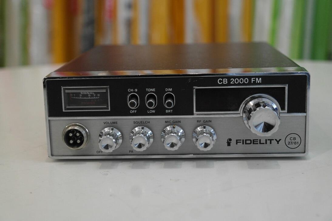 Second Hand Fidelity CB 2000 FM CB 27 MHz FM Mobile Transceiver - Radioworld UK