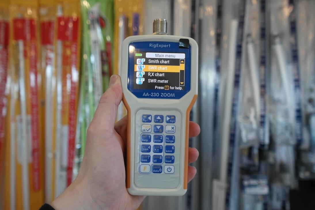 Second Hand Rigexpert AA230 Zoom HF VHF Antenna Analyzer with Bluetooth - Radioworld UK