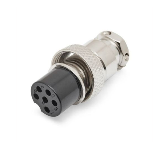 7-pin CB microphone plug female is a common connector used in CB radios ...