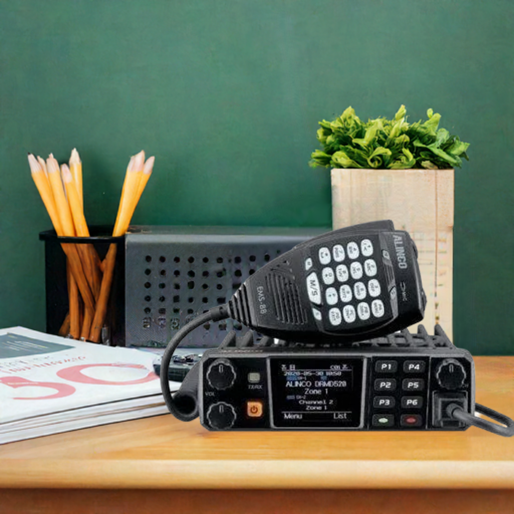 Alinco DR-MD520E, dual band 145/433MHz DMR mobile transceiver with GPS - Radioworld UK