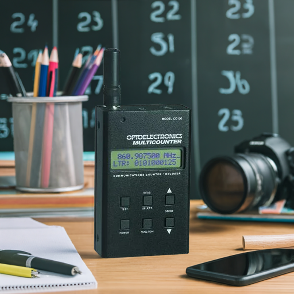 CD-100 optoelectronics multicounter combines a frequency counter ...