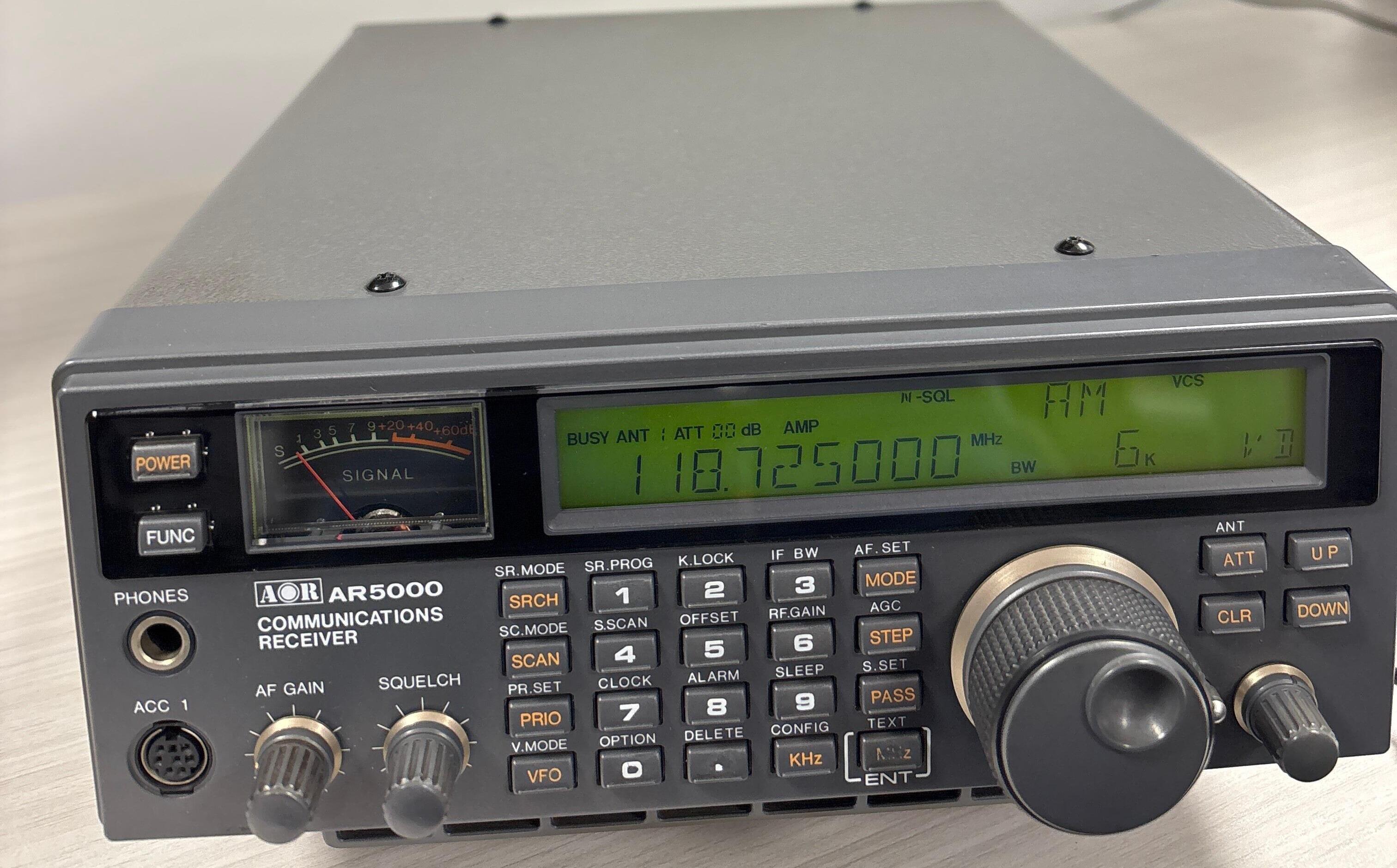 Second Hand AOR AR5000 All Mode Wide Band Communications Receiver - Radioworld UK