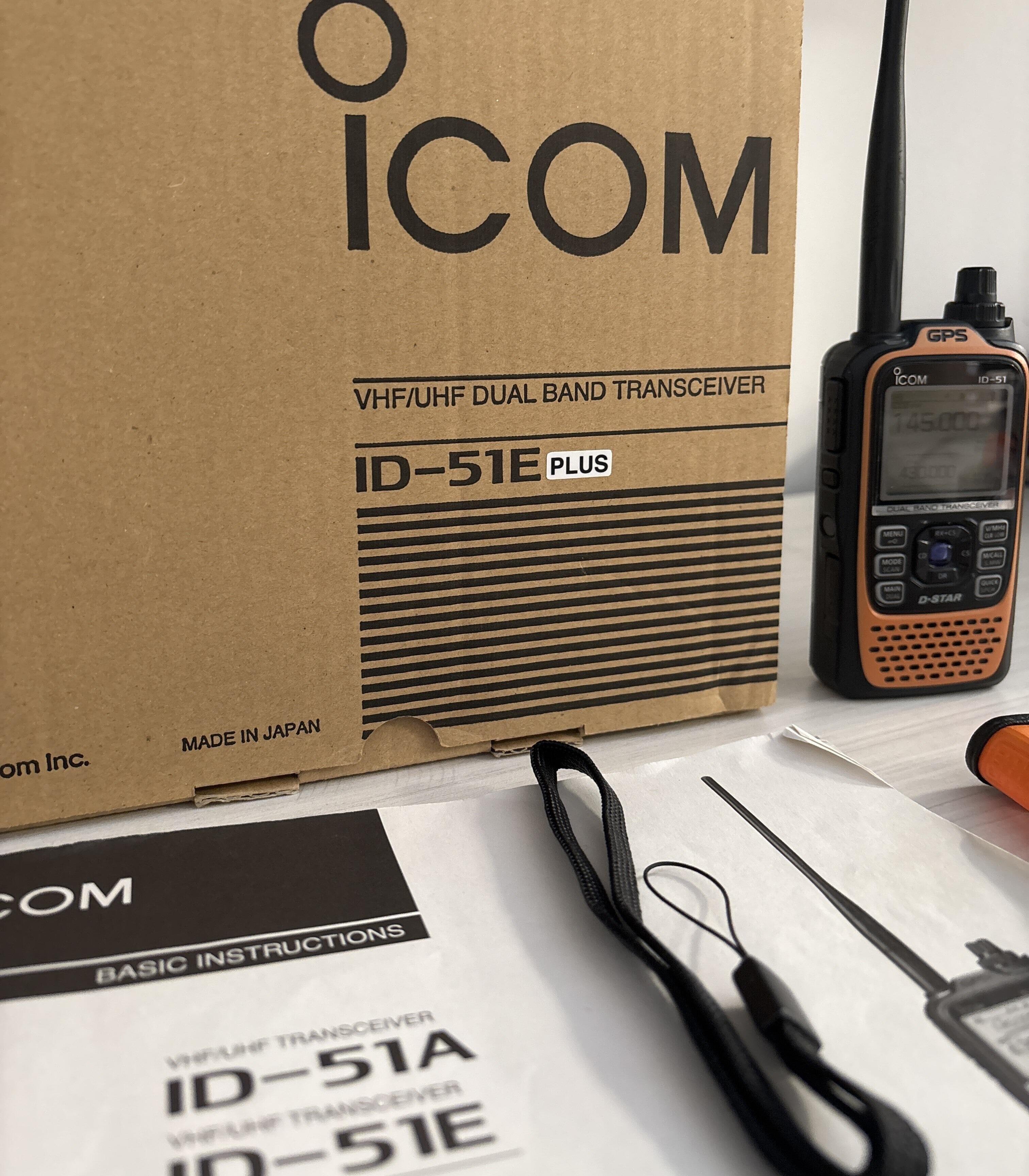 Second Hand Icom ID51Plus orange Anniversary Edition - Radioworld UK