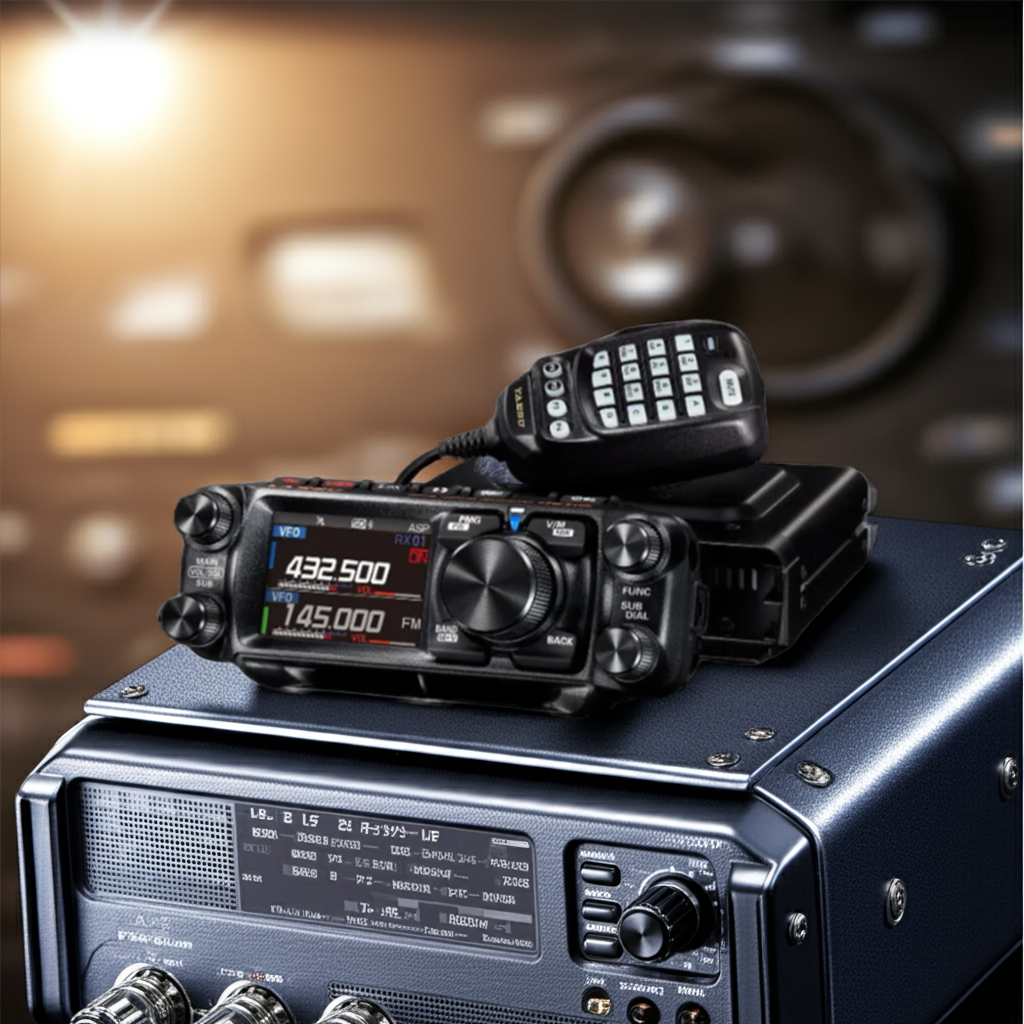 Yaesu FTM-510DE C4FM-FM 144-430 MHz Dual Band Digital Mobile Transceiver - Radioworld UK