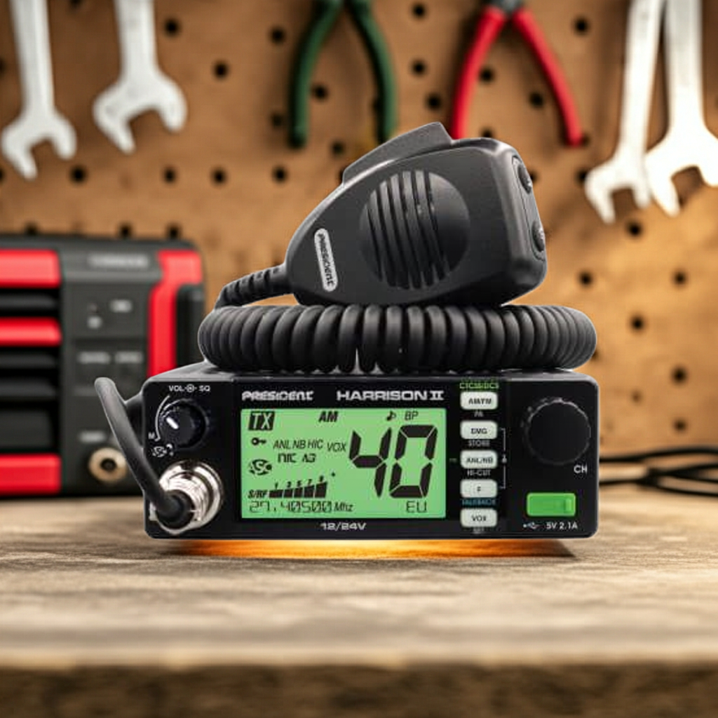 President Harrison II CB Radio – AM/FM, LCD, Radioworld UK