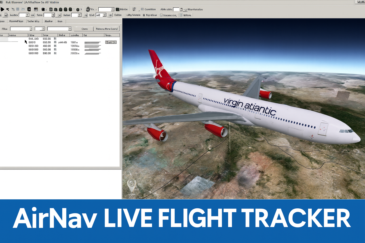 AirNav Live Flight Tracker – Real-Time Aircraft Data | Radioworld UK