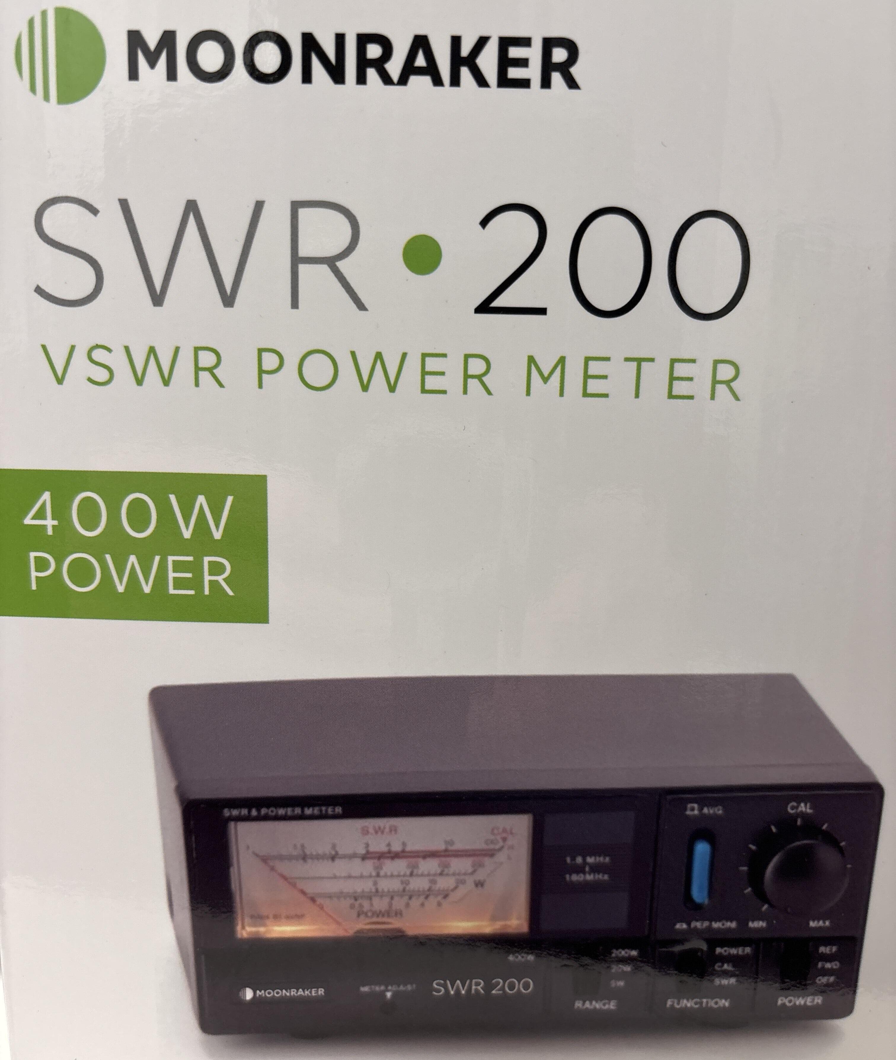 Moonraker SWR‑200 1.8–160MHz 400W VSWR Power Meter | Radioworld UK