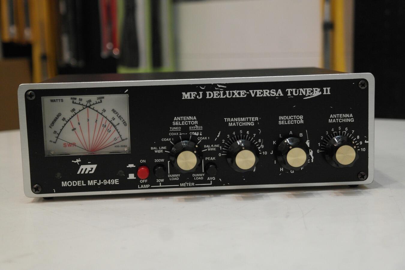 Second Hand MFJ-949E Deluxe Versa Tuner II – 300W Manual Antenna Tuner
