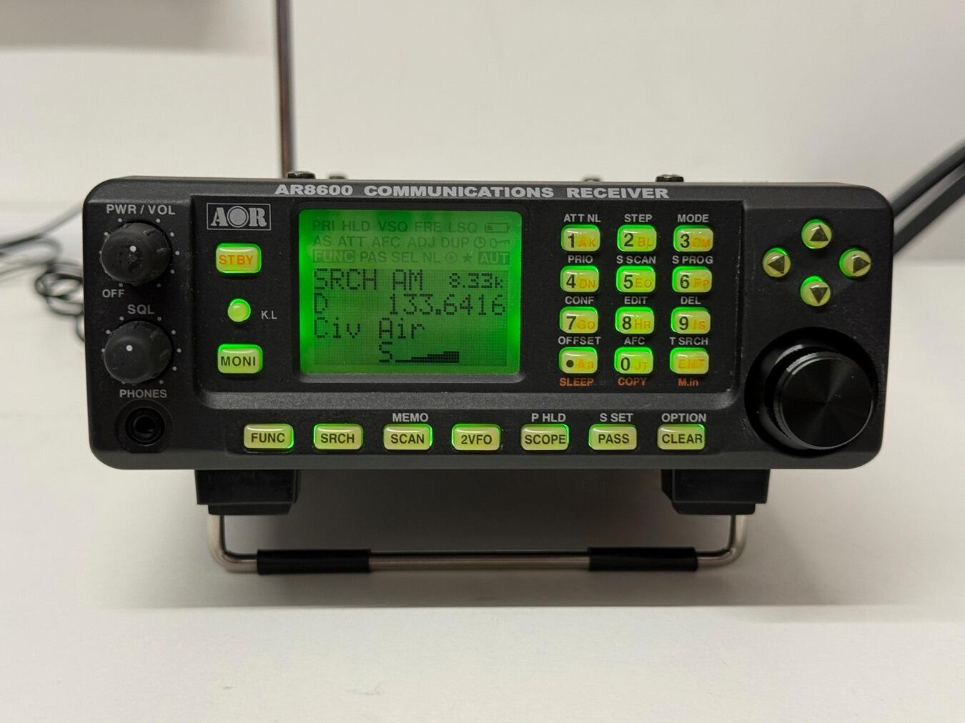 Second Hand AOR AR‑8600MkII Wide Band Receiver | Used AOR ...