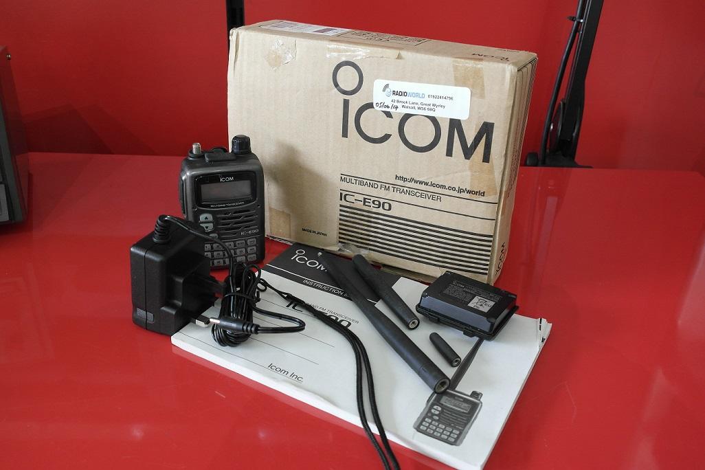 Second Hand Icom IC-E90 Tri Band Handheld Transceiver - RWUK