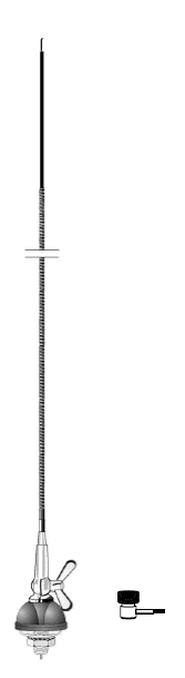 GAMMA 1 300w 124cm fibreglass CB whip - radioworld