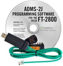 ADMS-2J Programming Software and USB-29F cable for the Yaesu FT-