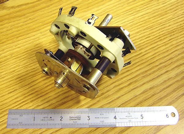 Second Hand Large 1-Pole 9-Way Shorting Switch - radioworld
