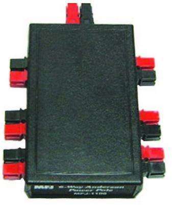 Mfj-1129 - 40 amp multiple dc power outlet strip w/ 7 power at ...